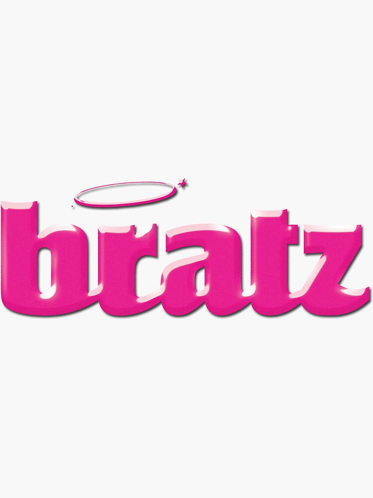 "Hot Pink Brats logo" Sticker for Sale by cinlali | Redbubble