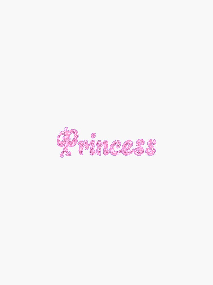 "Pink Princess sticker" Sticker for Sale by cinlali | Redbubble