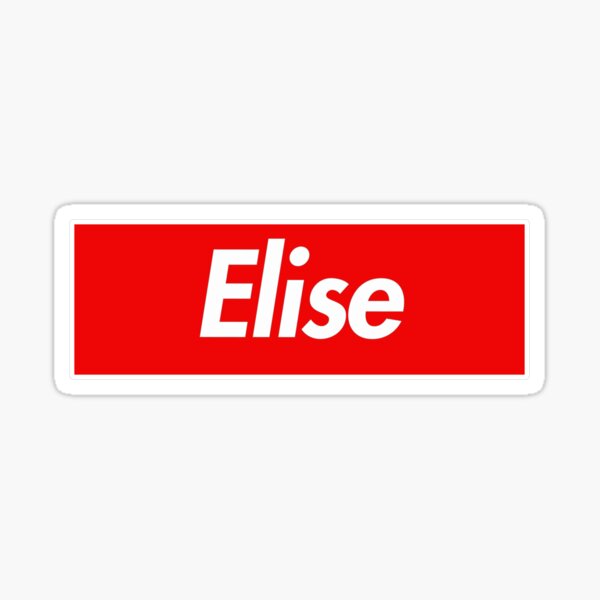Elise Name Stickers | Redbubble