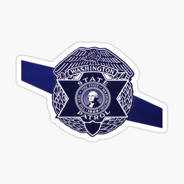 "Washington State Patrol" Sticker for Sale by lawrencebaird | Redbubble