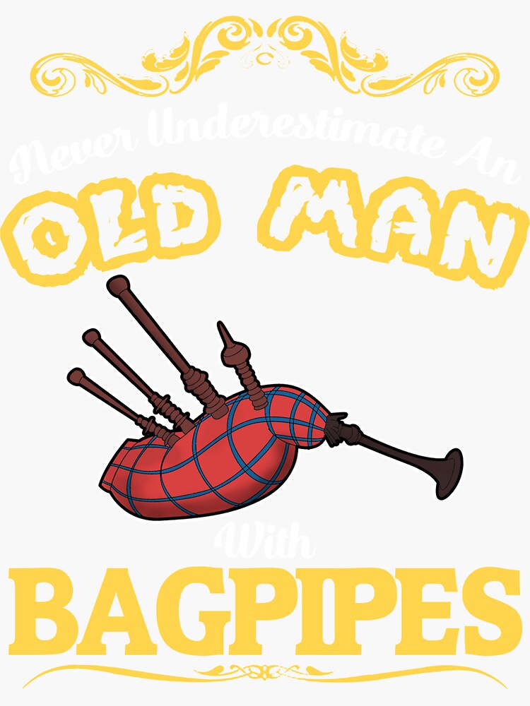 "Bagpipe Scotland Music Instrument Bagpipes" Sticker for Sale by alwe ...