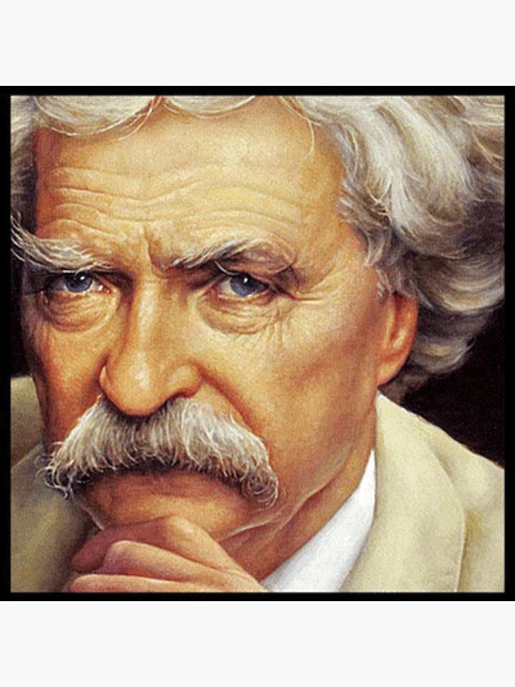 "Mark Twain - The Father of American literature" Sticker by ...