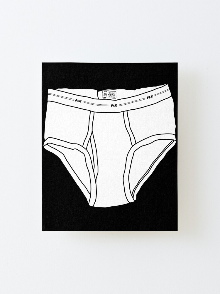 "Tightie Whities" Mounted Print for Sale by brucepak | Redbubble