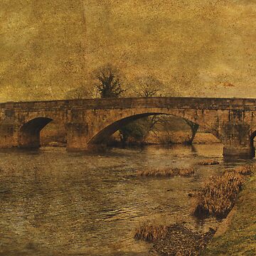 "Vintage Edisford Bridge, Clitheroe, Lancs, UK." Postcard for Sale by ...