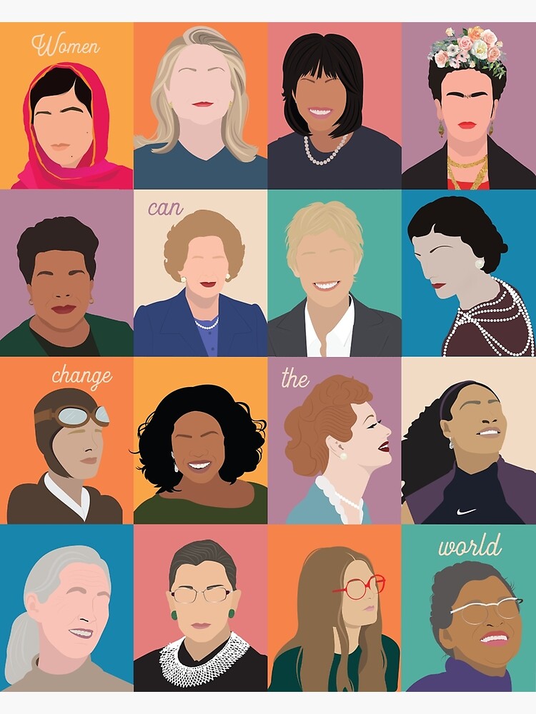"Women Can Change The World" Poster for Sale by KristieRyder | Redbubble