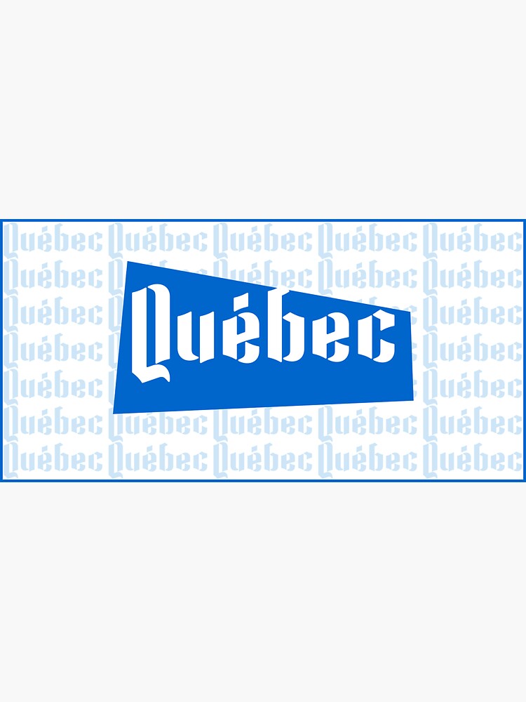 "Quebec Canada Sticker" Sticker by tylerfulton | Redbubble