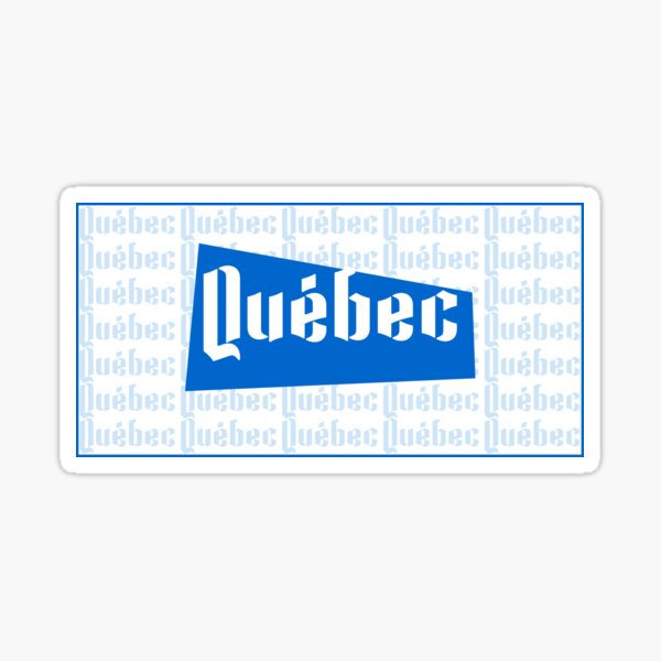 "Quebec Canada Sticker" Sticker by tylerfulton | Redbubble