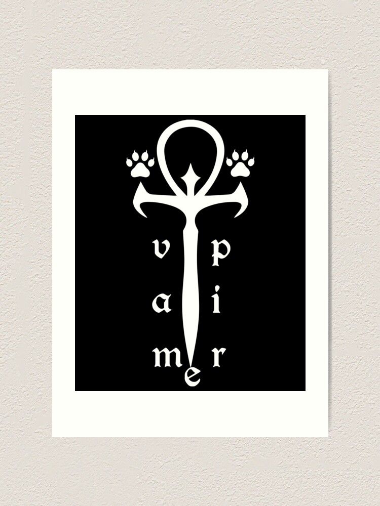 "Vampire Dagger Cross Symbolism" Art Print for Sale by ctaylorscs ...