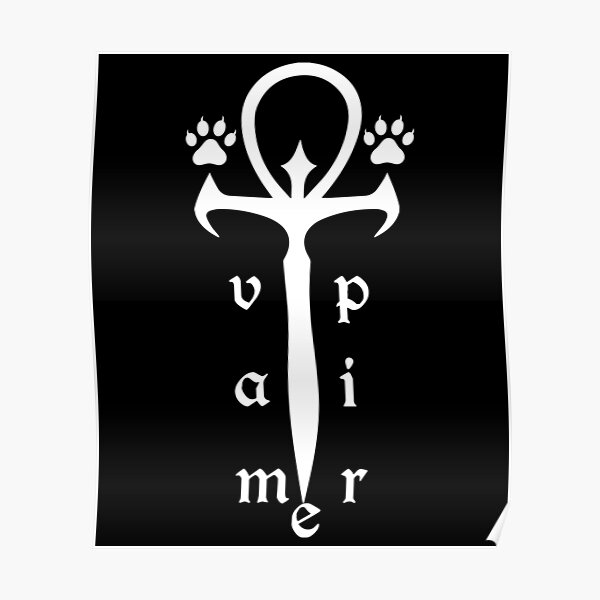 "Vampire Dagger Cross Symbolism" Poster for Sale by ctaylorscs | Redbubble