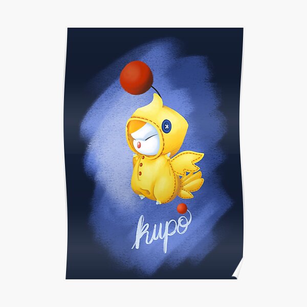 "Say Kupo! A cute moogle dressed as a chocobo from Final Fantasy 14 ...