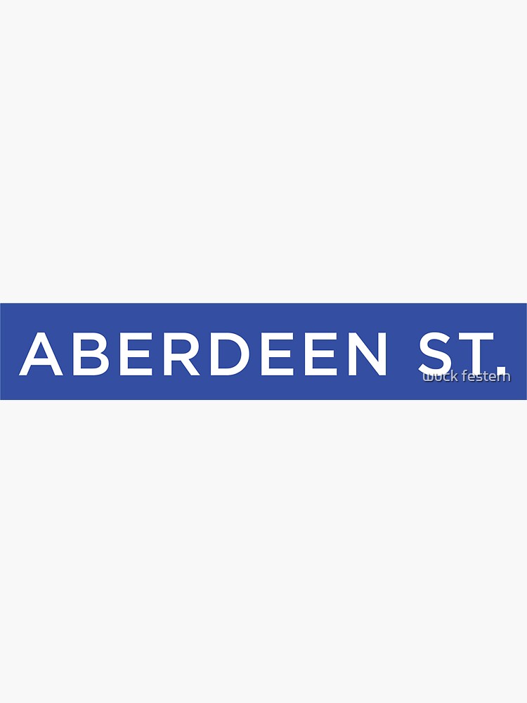 "ABERDEEN BAYBEE- Queen's University Hoco Merch" Sticker by soyesterday ...