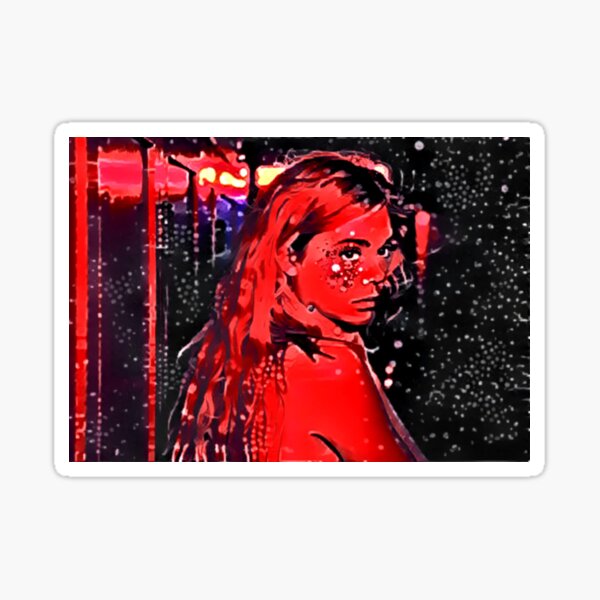 "Over The Shoulder" Sticker for Sale by saintiro | Redbubble