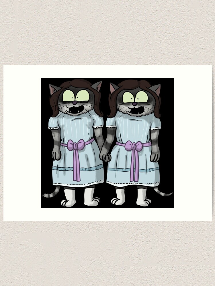 "The Shining cats" Art Print for Sale by nawak | Redbubble