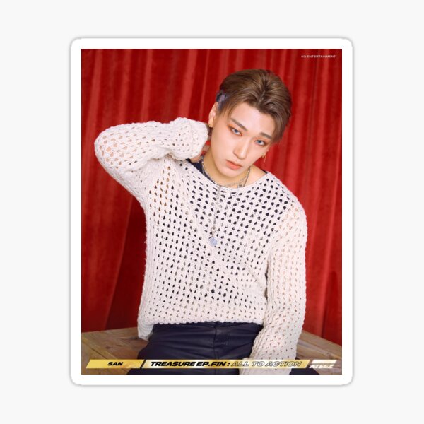 "ATEEZ WONDERLAND SAN" Sticker for Sale by BGEMPORIUM | Redbubble