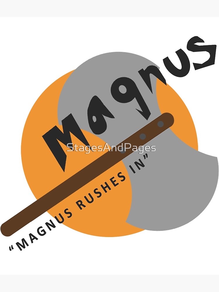 "Magnus Round Design | The Adventure Zone" Poster by StagesAndPages ...