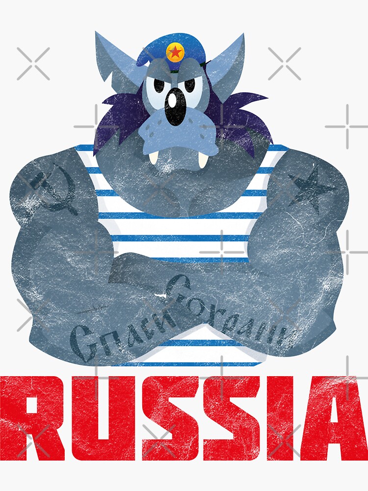 "Vintage Russia Design" Sticker for Sale by A-Fashion | Redbubble
