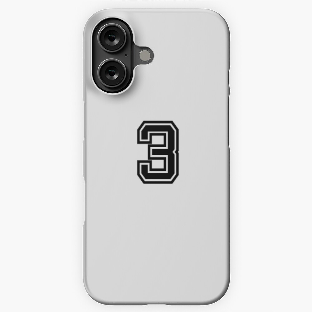 "#3 Varsity Number" Sticker for Sale by mhj5503 | Redbubble