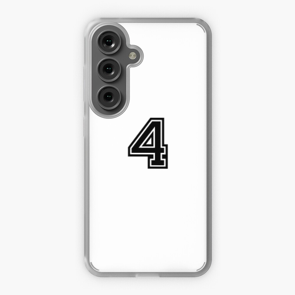 "#4 Varsity Number" Sticker for Sale by mhj5503 | Redbubble