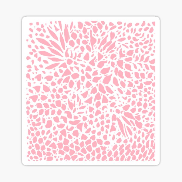 "Pink pastel boho organic texture" Sticker for Sale by RetroForHome ...