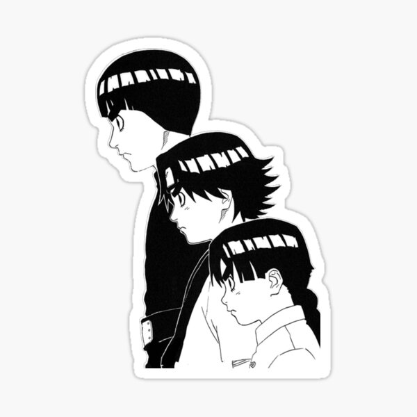 Rock Lee Stickers | Redbubble
