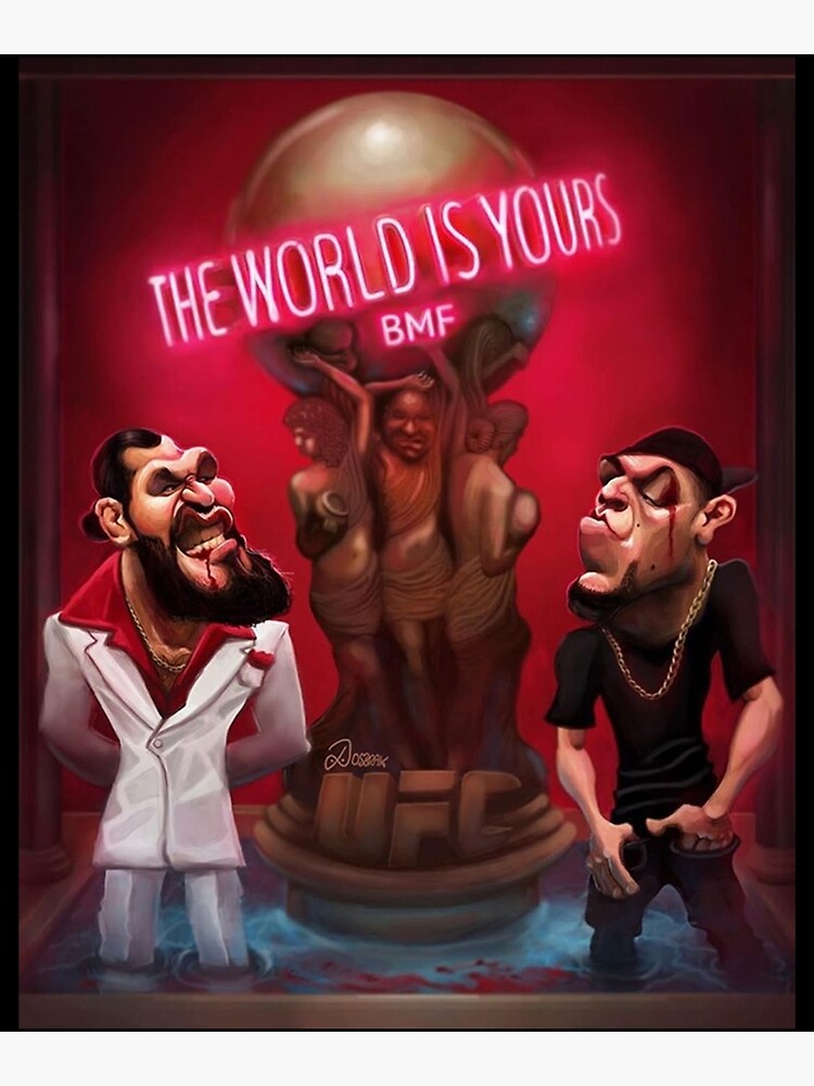 "Jorge Masvidal Vs Nate Diaz BMF Title" Poster for Sale by mikey2468 ...