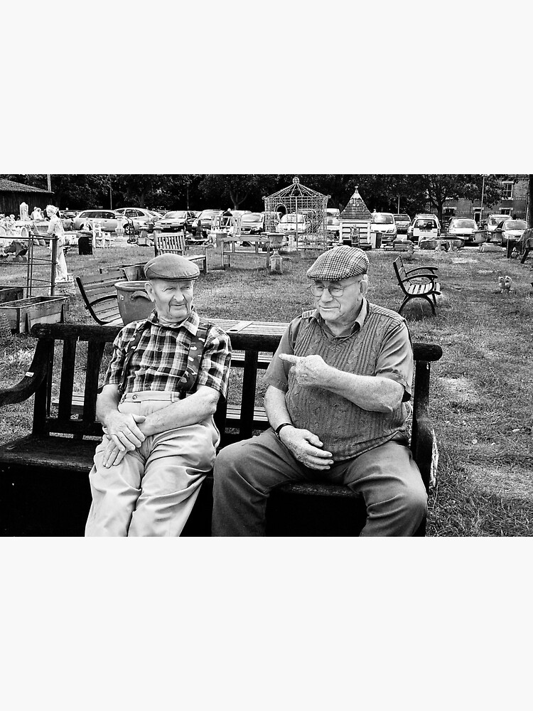 "Two Old Codgers at the Auction" Photographic Print for Sale by ...