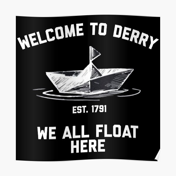 "Welcome to Derry" Poster for Sale by Gingerschnapps | Redbubble