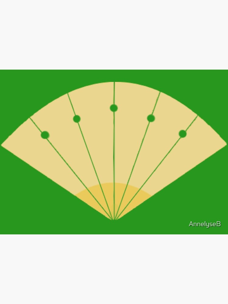 "Avatar Suki/ Kyoshi Warrior Fan" Art Print by AnnelyseB | Redbubble