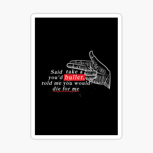 "Die for me" Sticker for Sale by natyshop | Redbubble