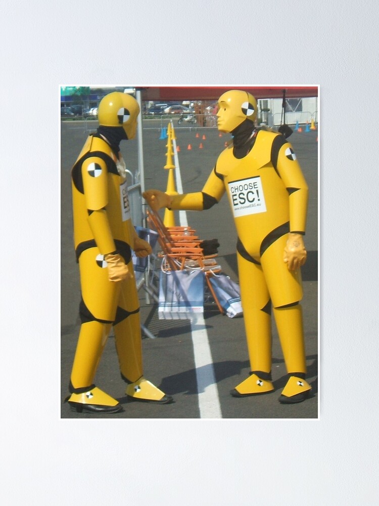 "Crash test dummies" Poster by amylw1 | Redbubble