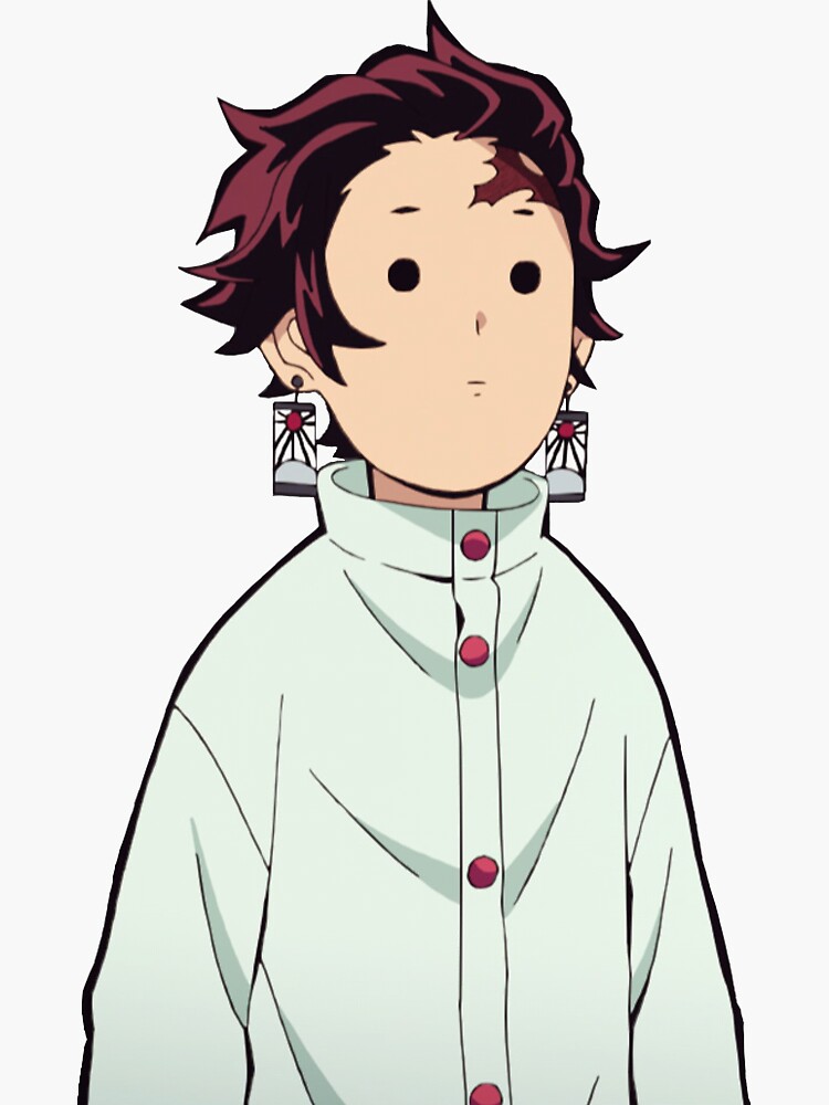 Pegatina «Tanjiro confundido» de strexcorpincorp | Redbubble