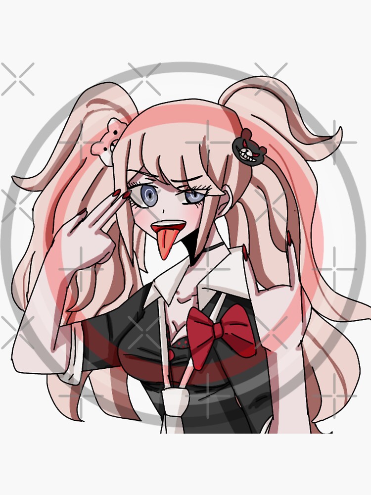 "Junko enoshima, danganronpa " Sticker by Amyathepuff | Redbubble