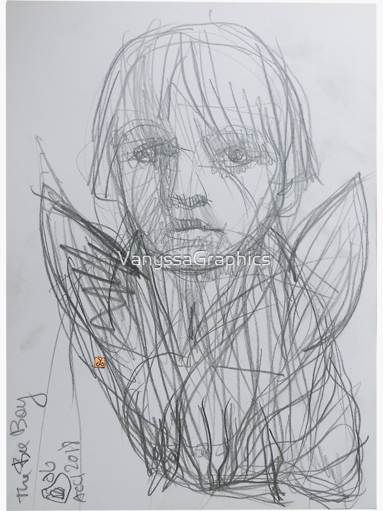 "Bee Boy (Drawing by ACCI)" Sticker for Sale by VanyssaGraphics | Redbubble