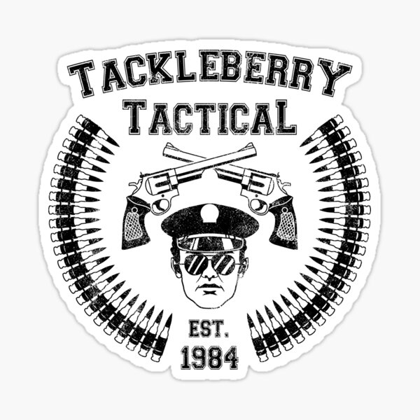 "Tackleberry Tactical - Inverted" Sticker for Sale by CCCDesign | Redbubble