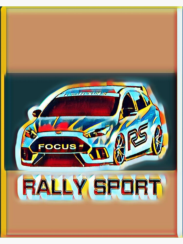 "FOCUS RS" Sticker by btamez | Redbubble