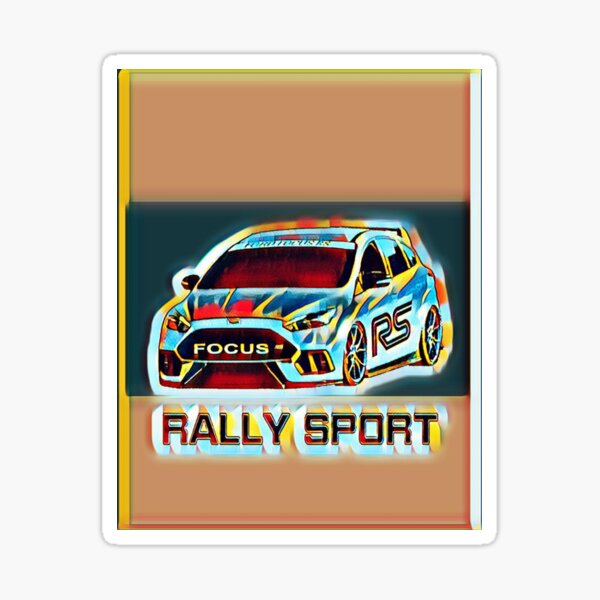 "FOCUS RS" Sticker by btamez | Redbubble