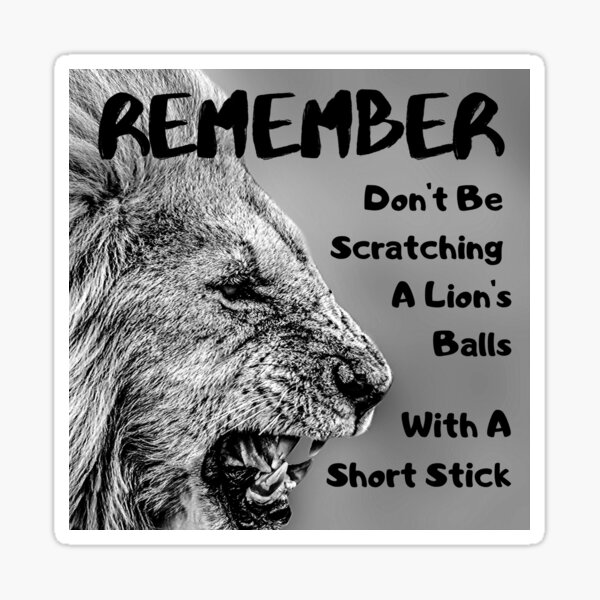 "Remember - Don't Push Your Luck " Sticker for Sale by TheKitch | Redbubble