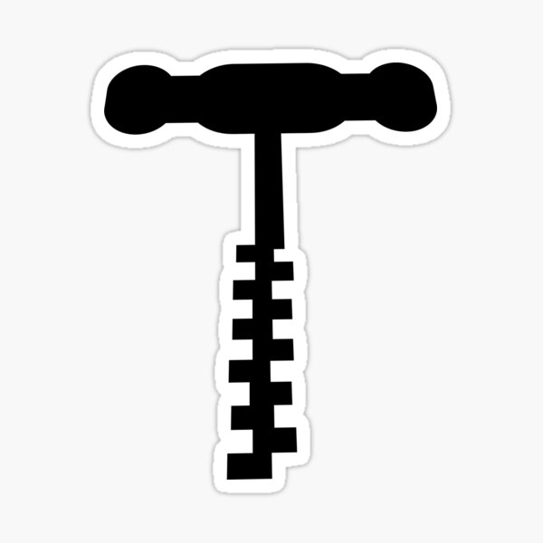 "corkscrew" Sticker by phys | Redbubble