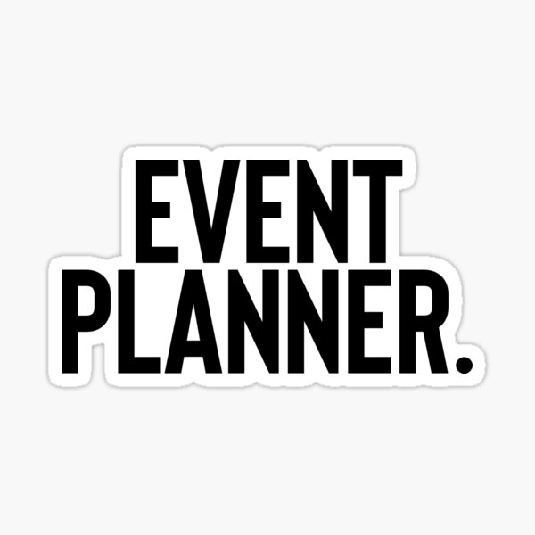 Event Planner Stickers | Redbubble