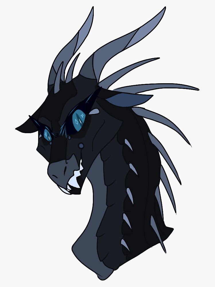 "Grinning Darkstalker" Sticker by Stormhearts | Redbubble