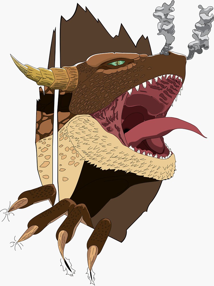 "Rocky Beast" Sticker for Sale by SkysOpus | Redbubble