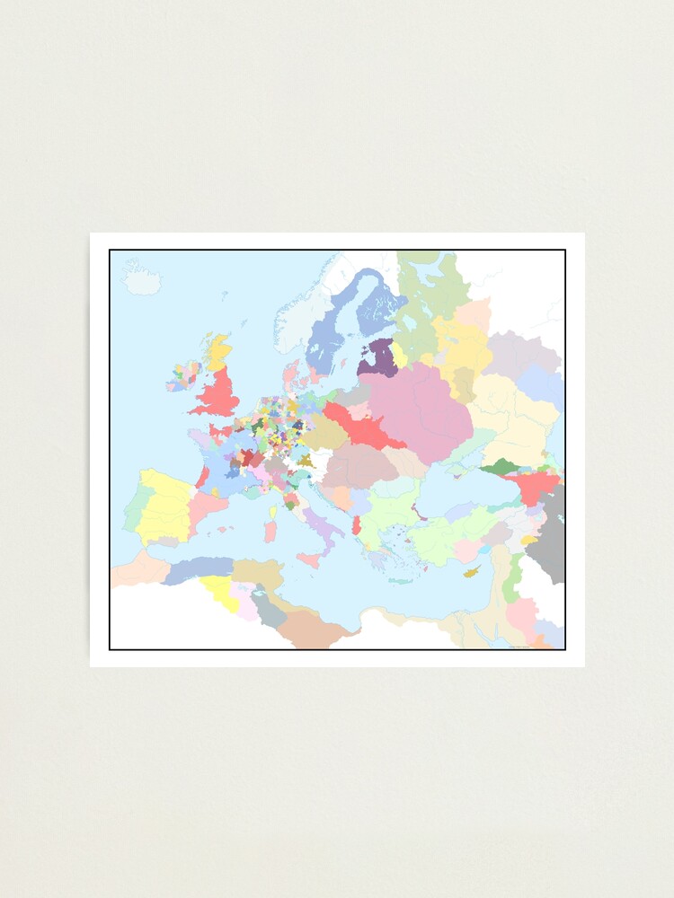 "Europe in 1444 AD" Photographic Print for Sale by Robin-maps | Redbubble