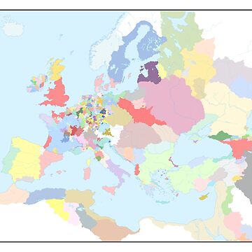 "Europe in 1444 AD" Photographic Print for Sale by Robin-maps | Redbubble