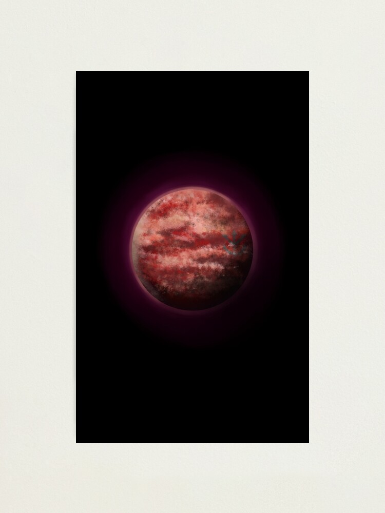 "Planet Vegeta -Dragon Ball Z" Photographic Print by CIZEC | Redbubble
