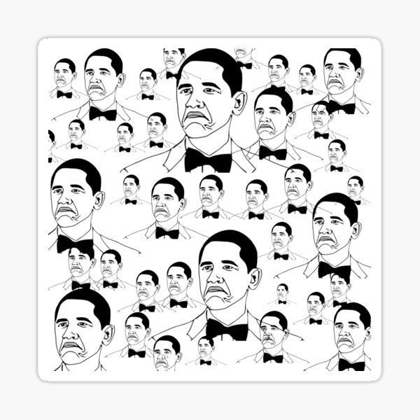 "Not Bad - Obama Meme" Sticker for Sale by MikiMikibo | Redbubble