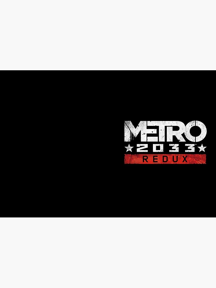 "metro: 2033 redux logo" Hardcover Journal by hannahpleming | Redbubble