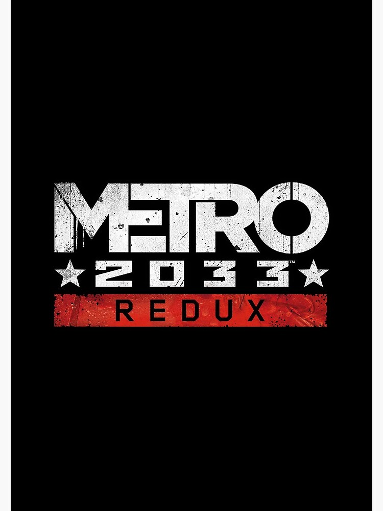 "metro: 2033 redux logo" Spiral Notebook for Sale by hannahpleming ...