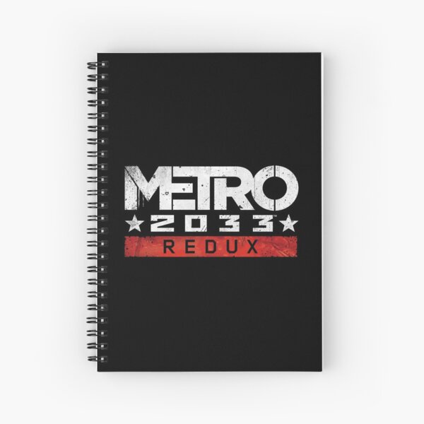 "metro: 2033 redux logo" Spiral Notebook for Sale by hannahpleming ...