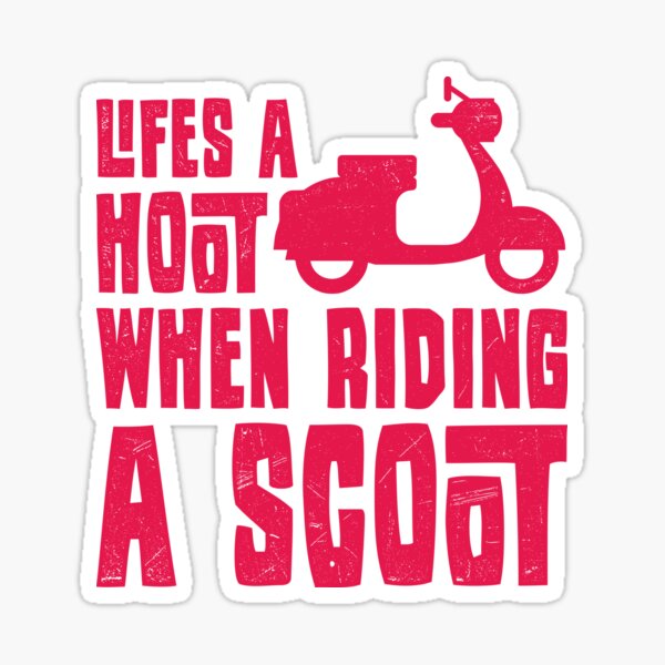 Moped Stickers | Redbubble