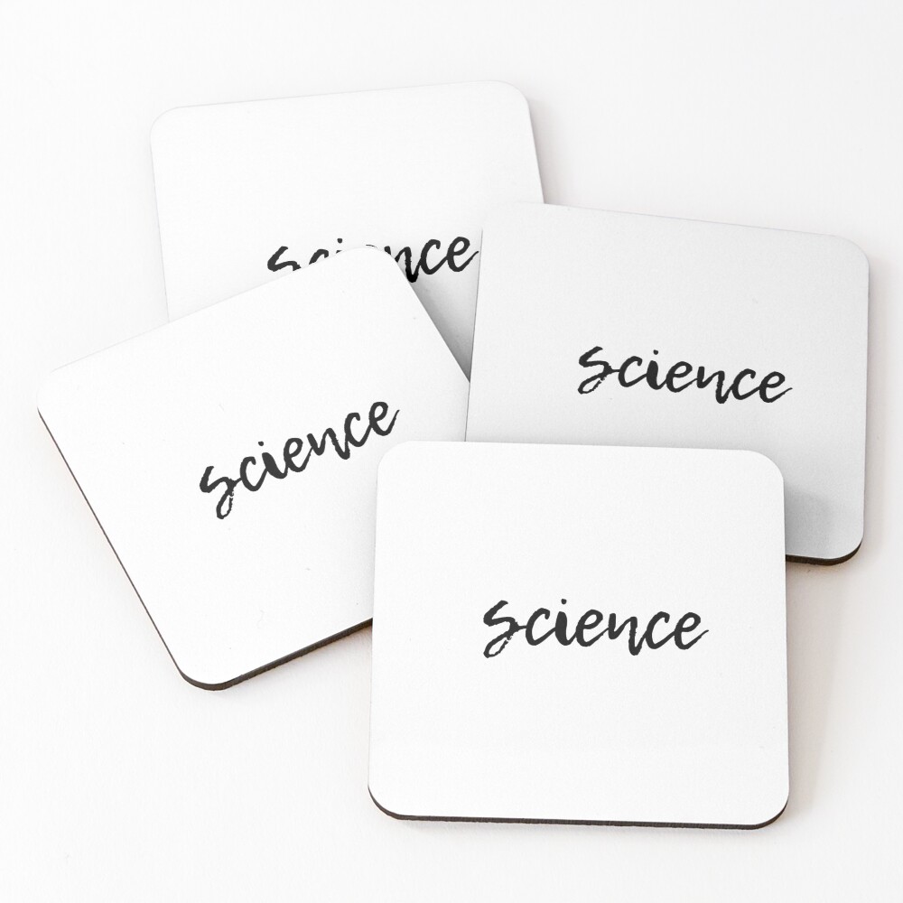 "Science - Calligraphy I" Sticker for Sale by rsty11 | Redbubble